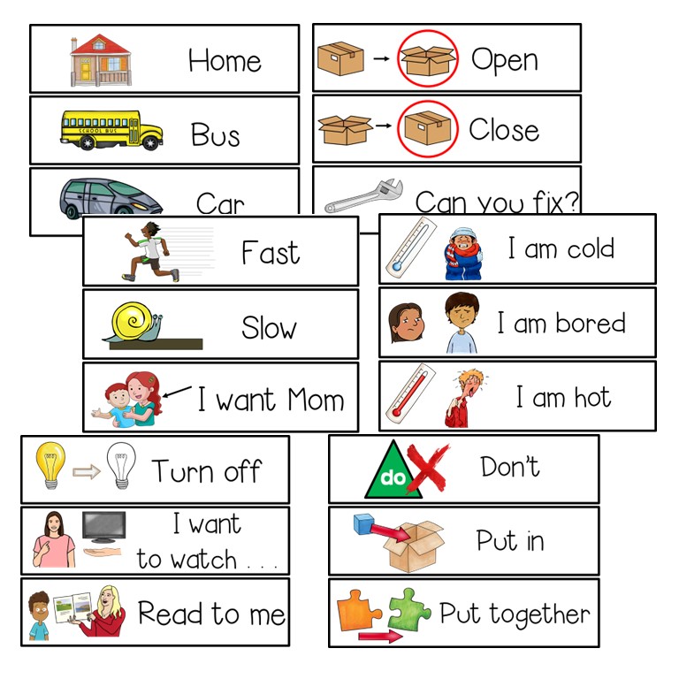 200 visual communication strips picture symbols and visual ...