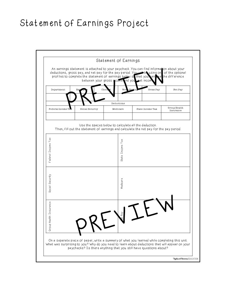 Net Income | Made By Teachers