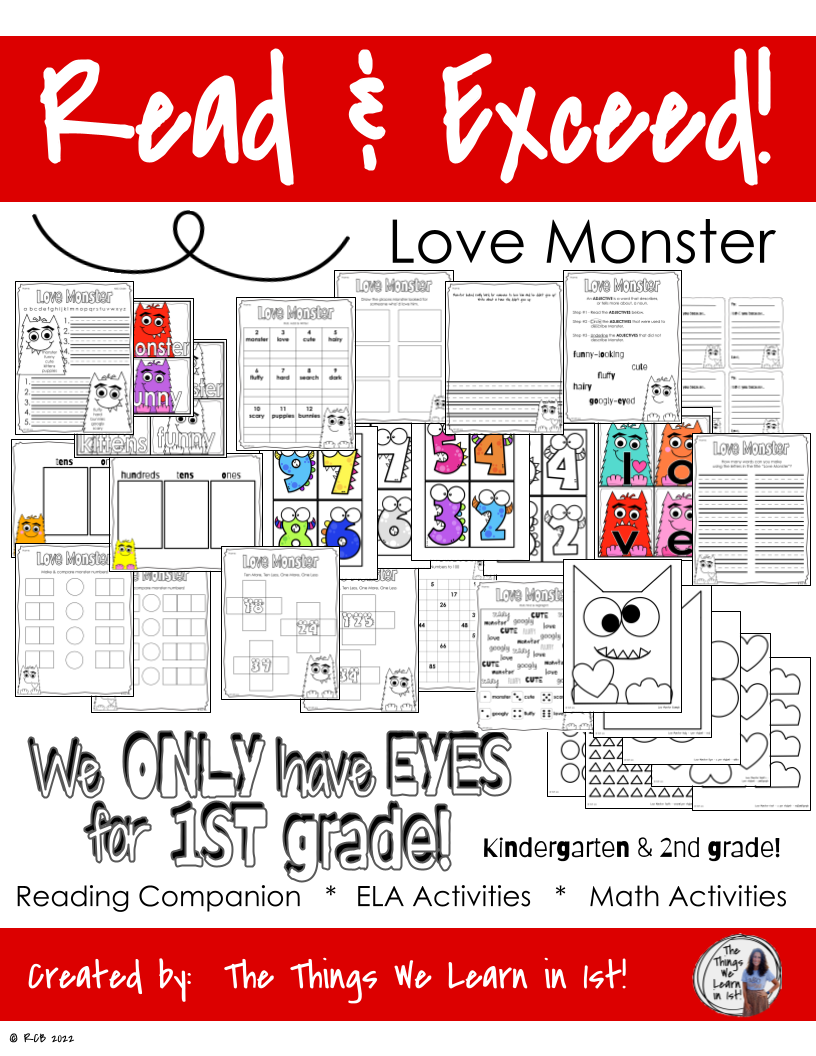 I Love You and Cheese Pizza Reading Companion - ELA Math Writing ...