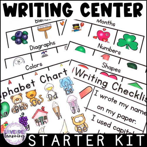 Writing Center Starter Kit for Preschool, Pre-K, Kindergarten, & 1st ...