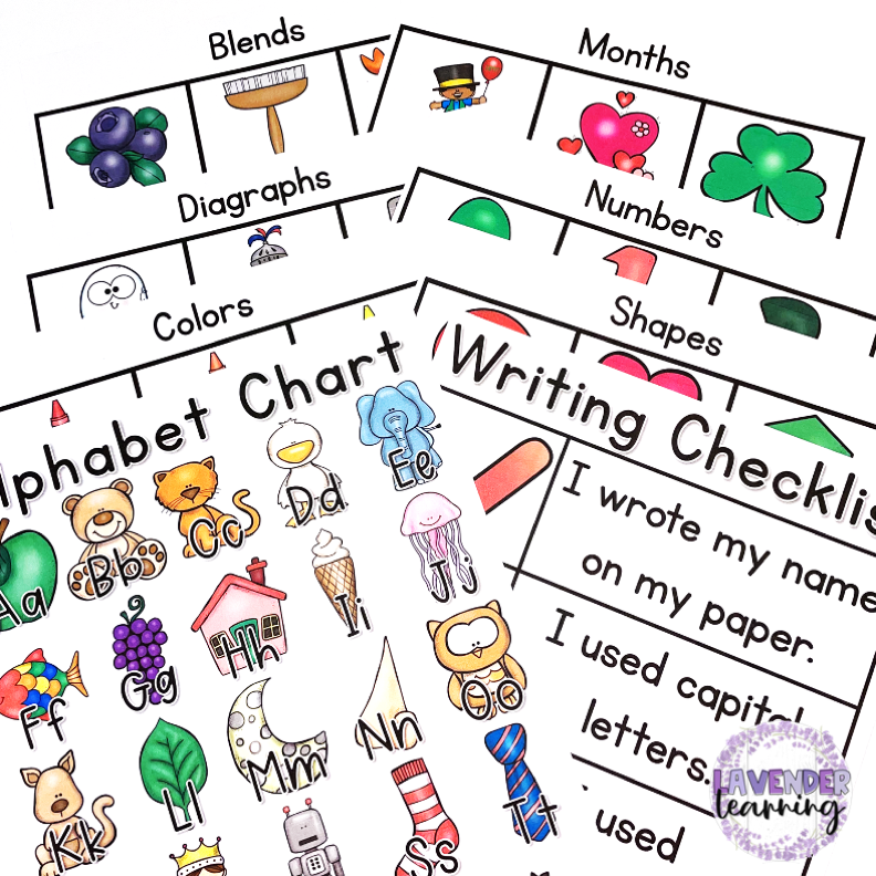 Writing Center Starter Kit for Preschool, Pre-K, Kindergarten, & 1st ...