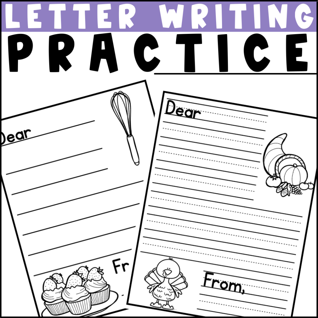 November Writing Center for Pre-K & Kindergarten - Thanksgiving Writing ...