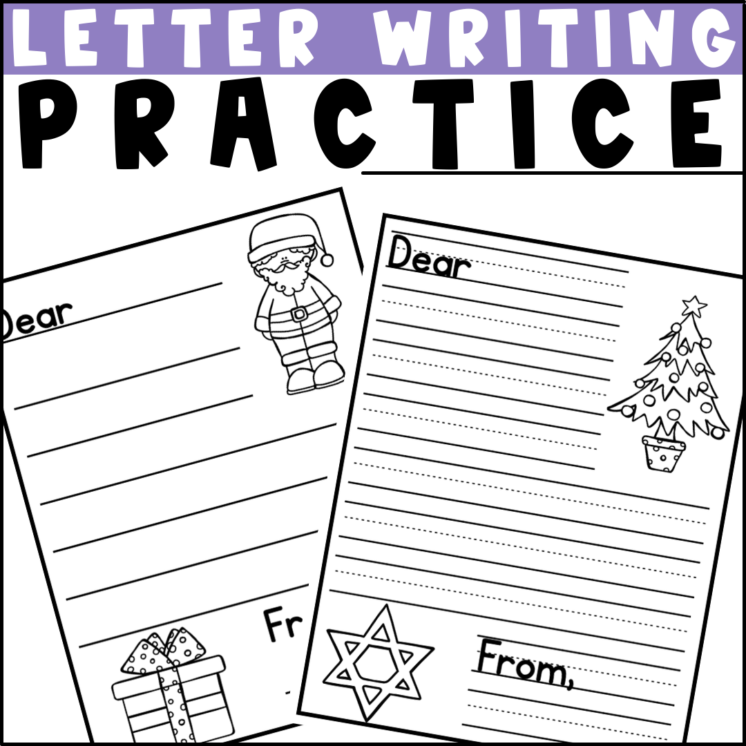 December Writing Center for Preschool & Kindergarten - Christmas ...