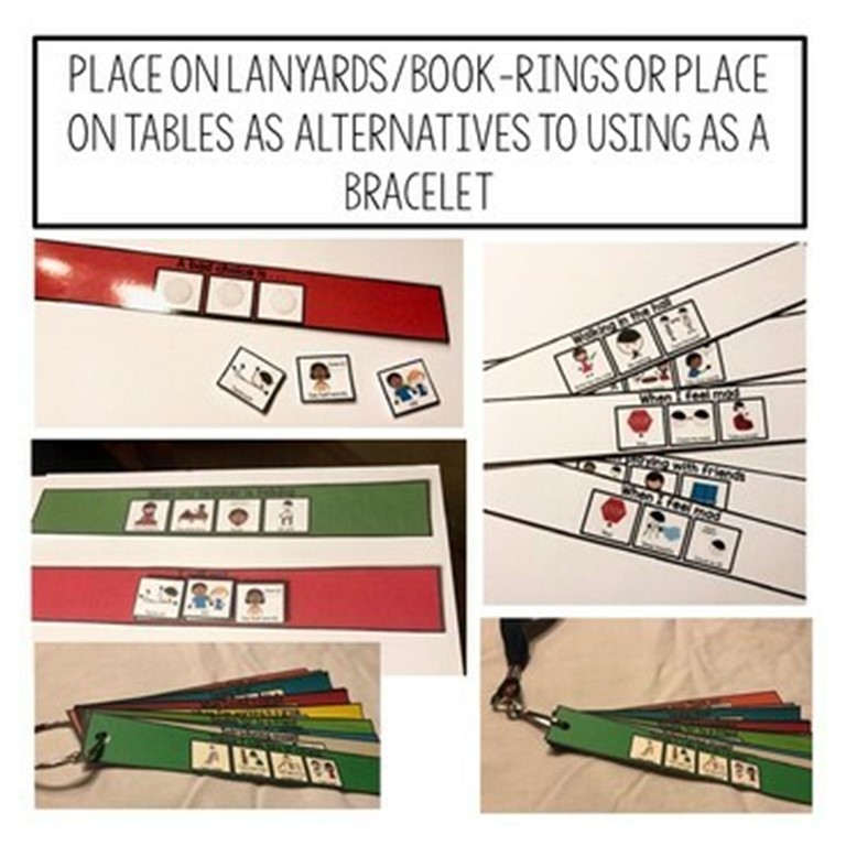 Behavior bracelets visual social cues for social skills and self ...
