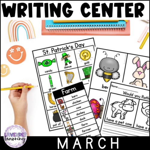 April Writing Center - Easter Writing Center - Earth Day Writing Center ...