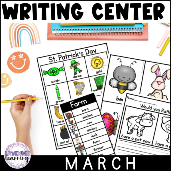 March Writing Center for Preschool, Pre-K, and Kindergarten - St ...