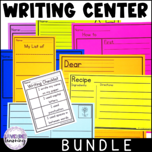 Writing Center Bundle for Preschool, Pre-K, Kindergarten, and First ...