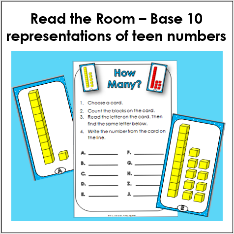 Teen Numbers - Kindergarten Math Center Activities | Made By Teachers