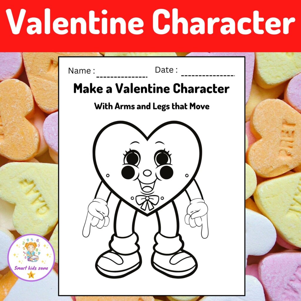 Make A Valentine Character | Valentines Day Craft | February Morning ...