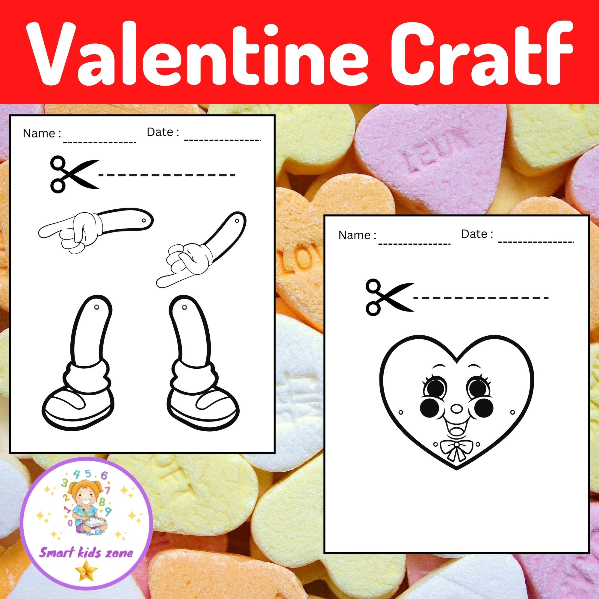 Make A Valentine Character | Valentines Day Craft | February Morning ...