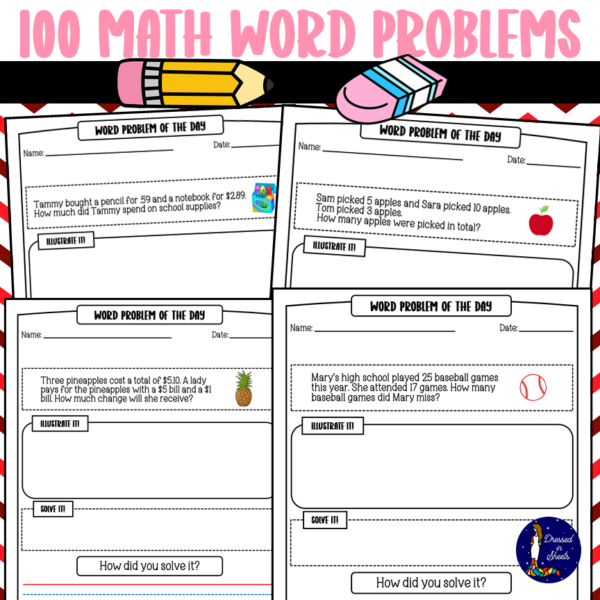 100 Math Word Problems for Second Graders | Made By Teachers