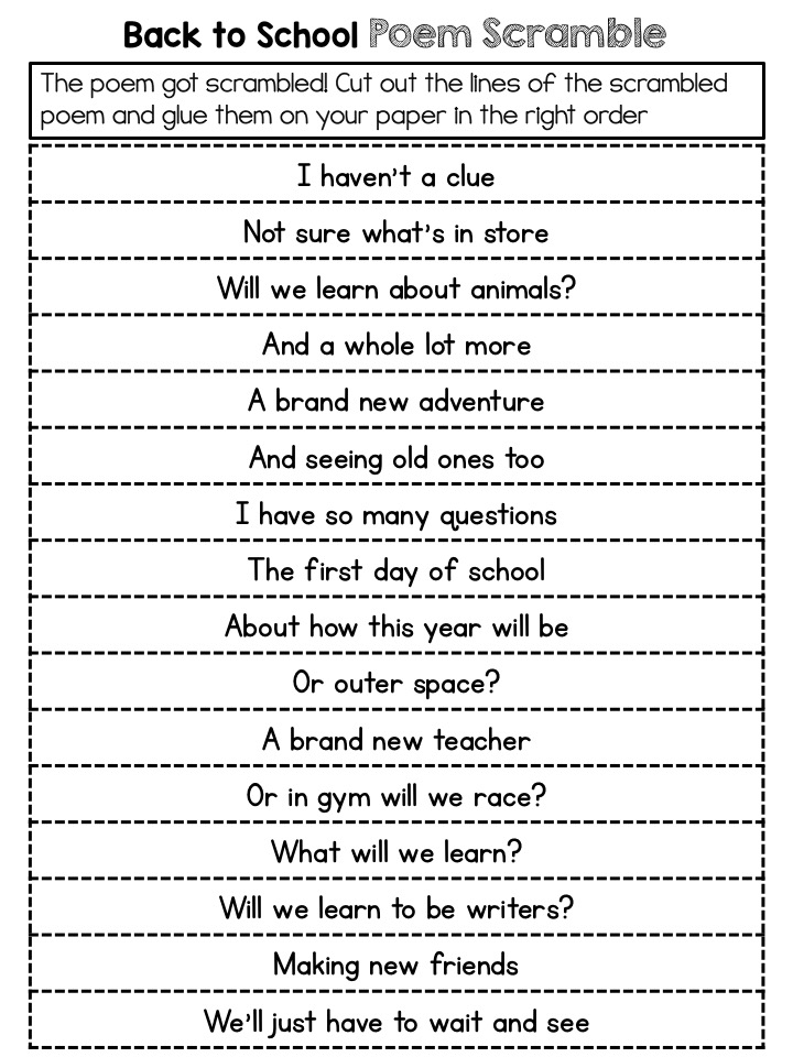 Poem of the Week Set 6 | Made By Teachers