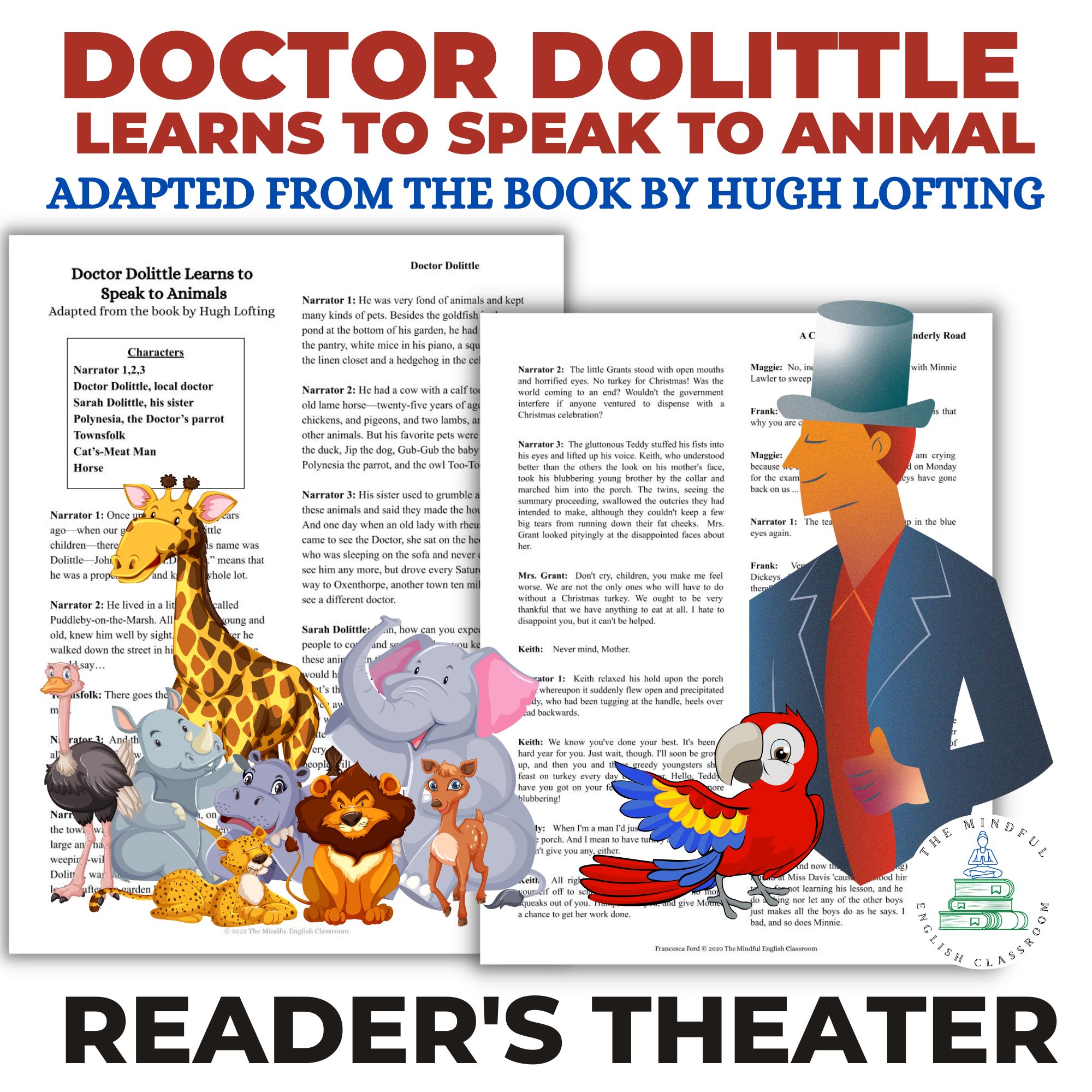 Readers Theater Script, Dr. Dolittle Talks to Animals | Made By Teachers