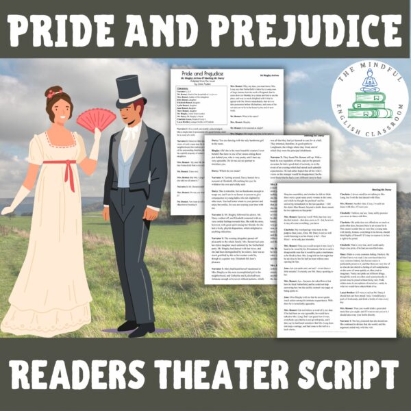 Readers Theater Script, Pride and Prejudice, Meeting Mr. Darcy | Made ...
