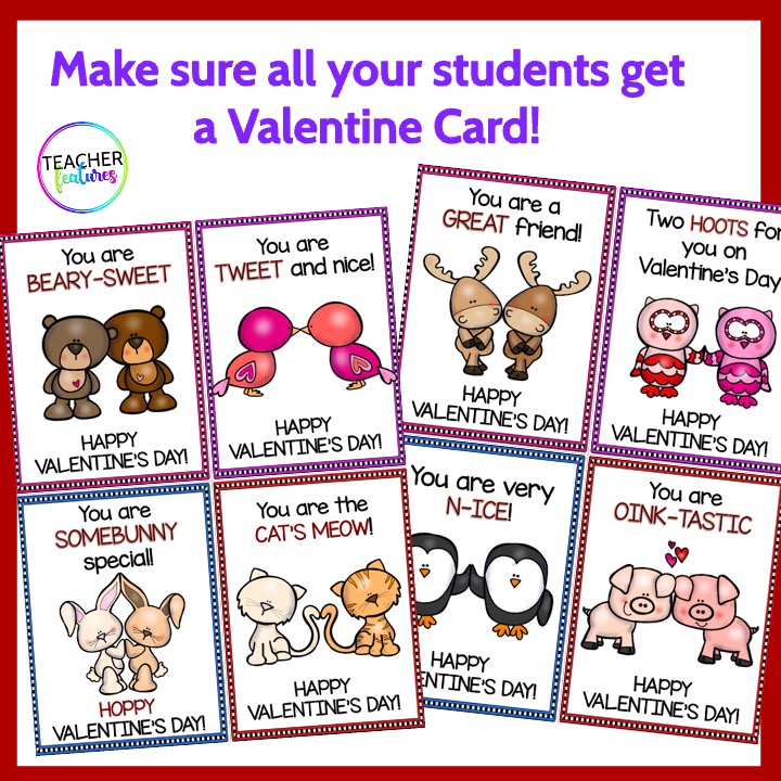 VALENTINE'S DAY CARDS CRAFTIVITY Animal Pals and Superhero Theme | Made ...