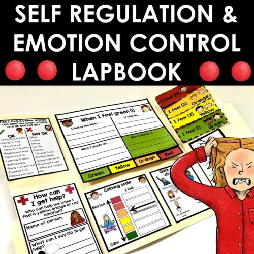 Self regulation and emotion behavior control lapbook for calming and ...