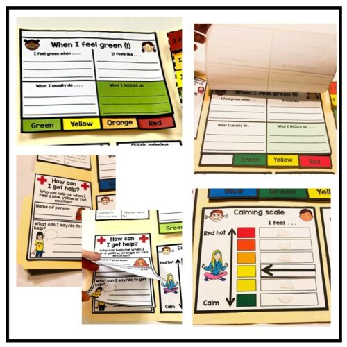 Self regulation and emotion behavior control lapbook for calming and ...
