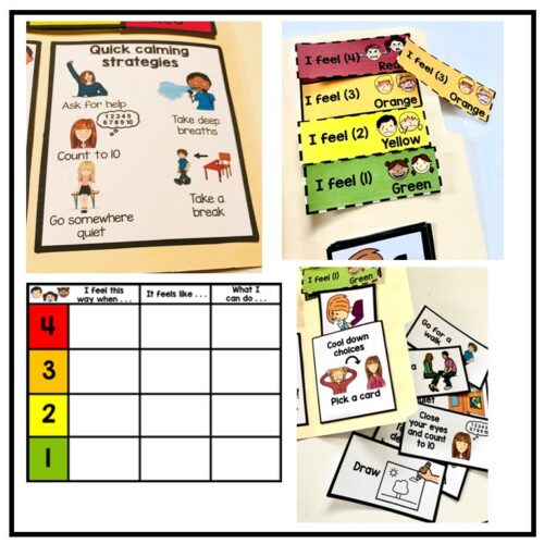 Self regulation and emotion behavior control lapbook for calming and ...