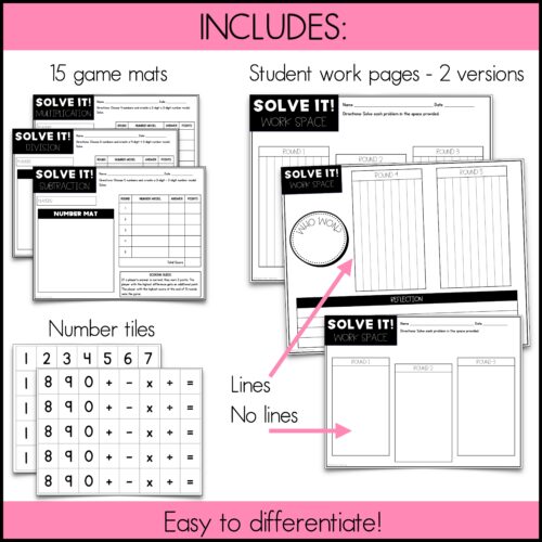 Math Skills Game - Addition, Subtraction, Multiplication, Division ...