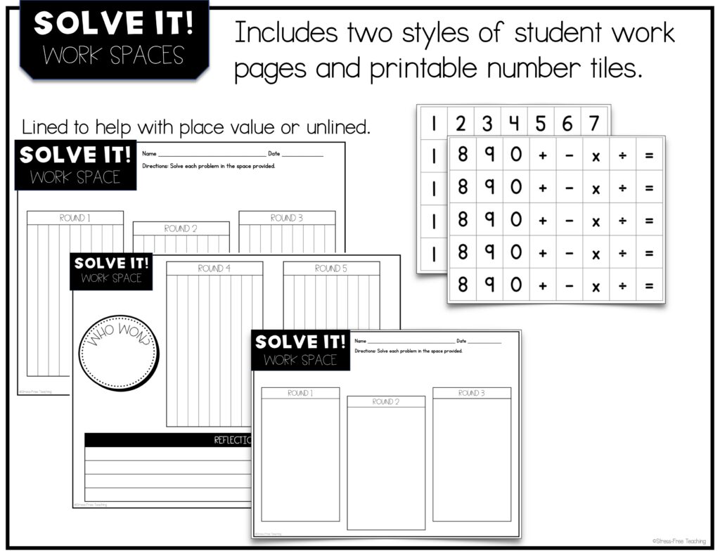 Math Skills Game - Addition, Subtraction, Multiplication, Division ...