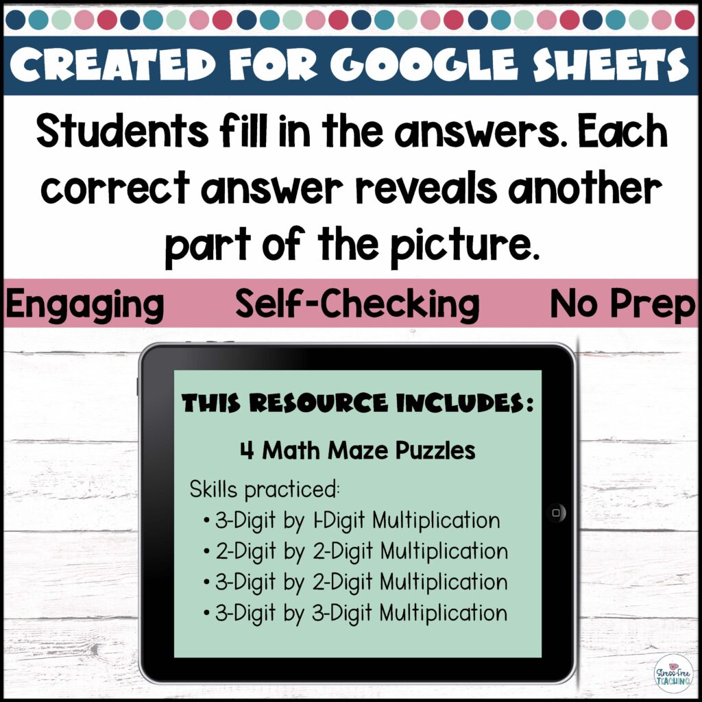 Multi-Digit Multiplication - Digital Mazes | Made By Teachers