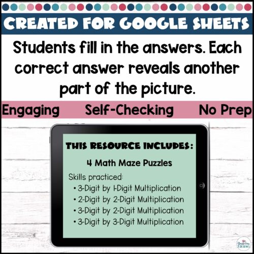 Multi-Digit Multiplication - Digital Mazes | Made By Teachers