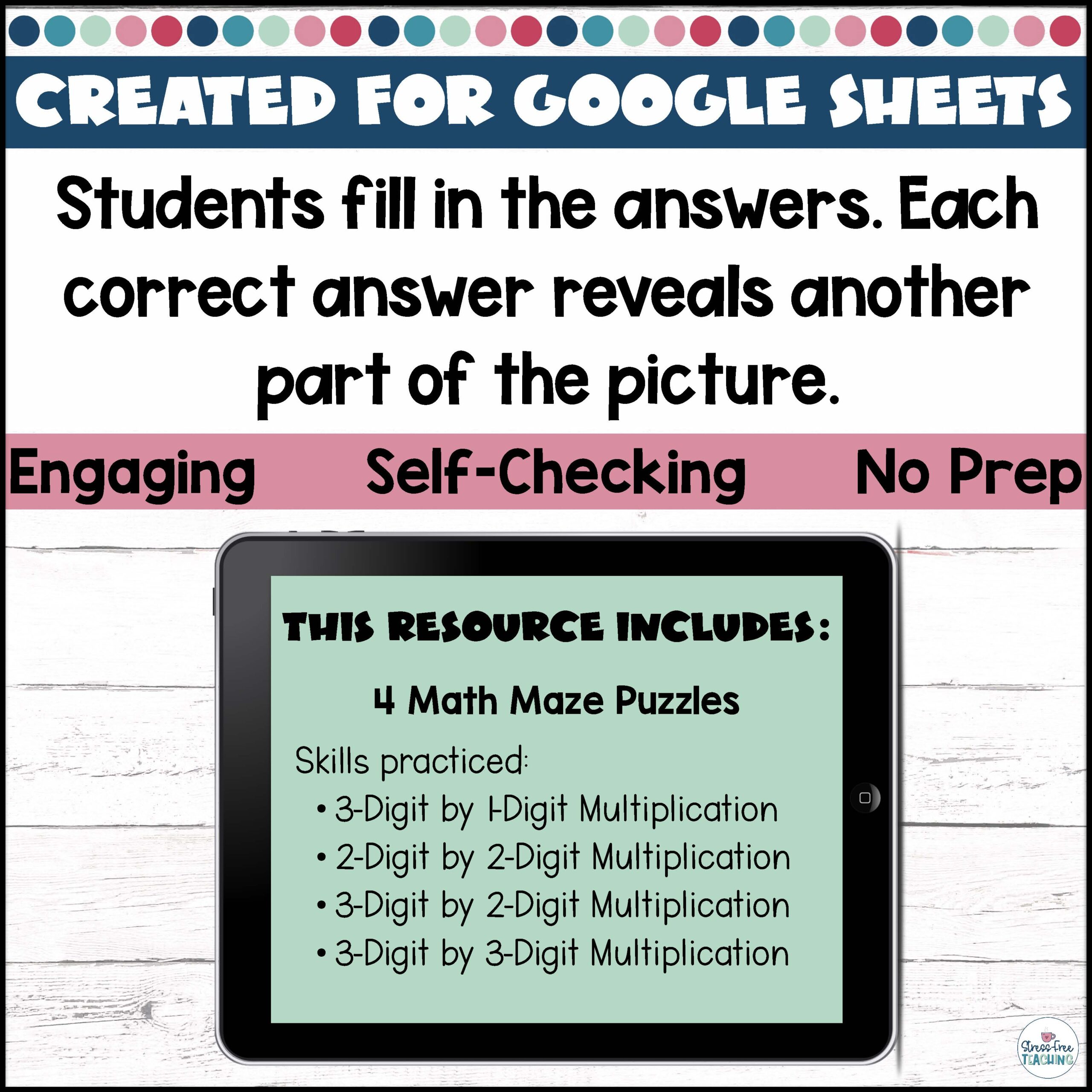 Multi-Digit Multiplication - Digital Mazes | Made By Teachers