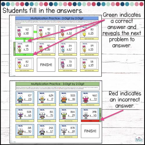 Multi-Digit Multiplication - Digital Mazes | Made By Teachers