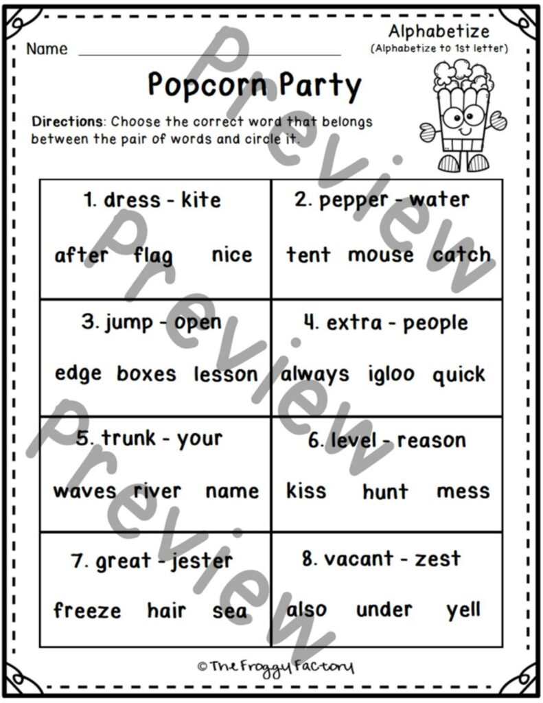 Dictionary Skills Worksheets | Guide Words | Made By Teachers