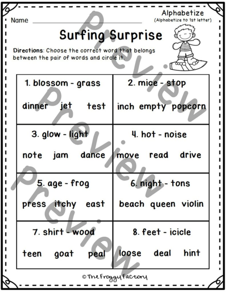 Dictionary Skills Worksheets | Guide Words | Made By Teachers