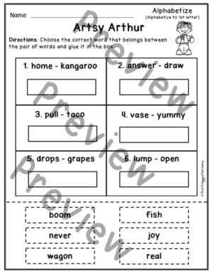 Dictionary Skills Worksheets | Guide Words | Made By Teachers