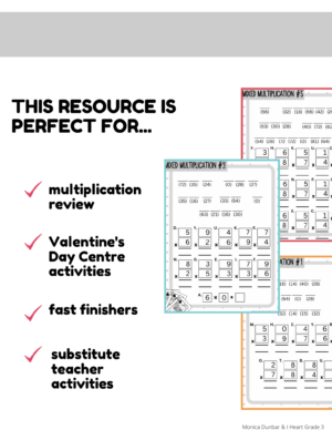 Valentines Day Secret Multiplication Messages | Made By Teachers