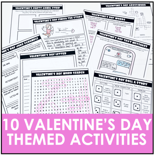 Valentine's Day Activities No Prep Packet | Made By Teachers