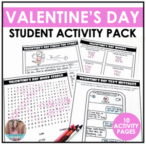 Valentine's Day Activities No Prep Packet | Made By Teachers