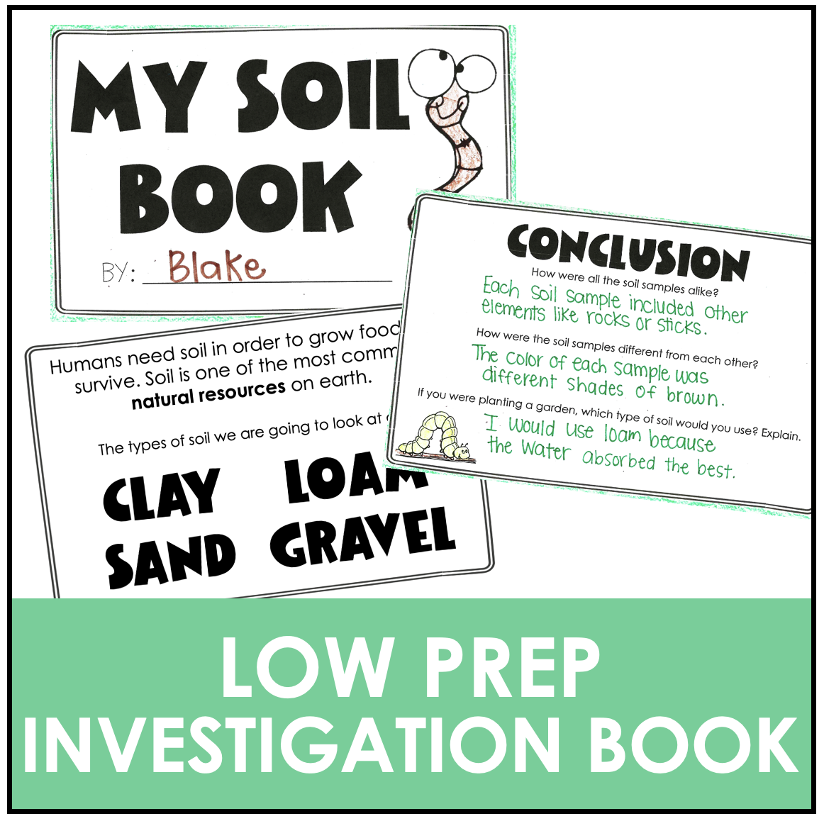 Types of Soils Book Investigation Activity | Made By Teachers