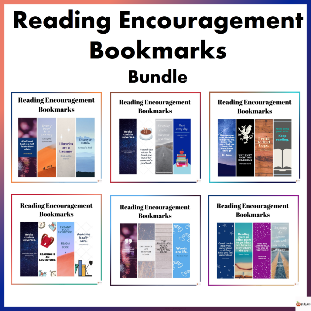 Reading Encouragement Bookmarks Mega Bundle | Made By Teachers