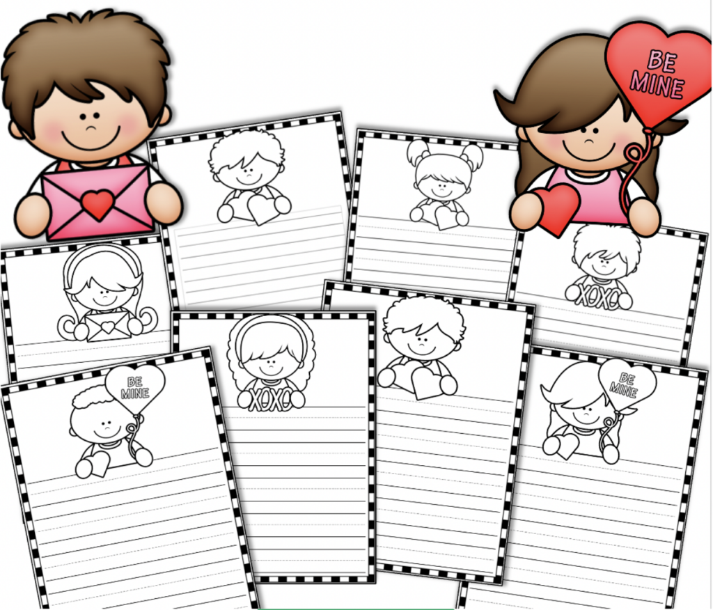 Valentine's Day 1st & 2nd Grade MATH WRITING & PHONICS Bundle | Made By ...