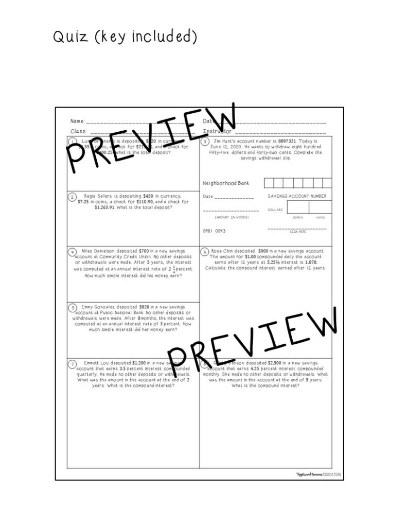Savings Accounts | Made By Teachers