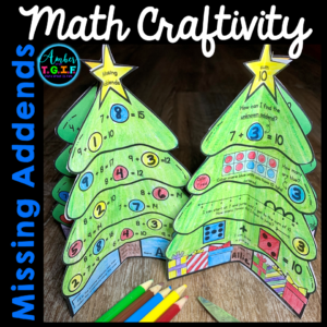 Missing Addends | Unknown Addends | Christmas Math Craft | Made By Teachers