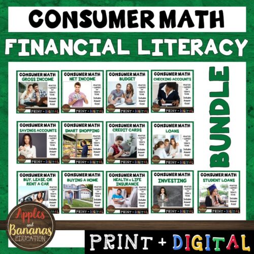 Consumer Math Bundle | Made By Teachers