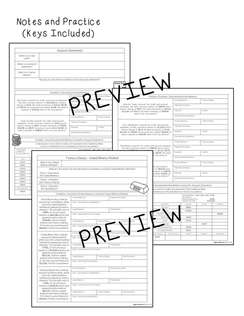 Consumer Math Bundle | Made By Teachers