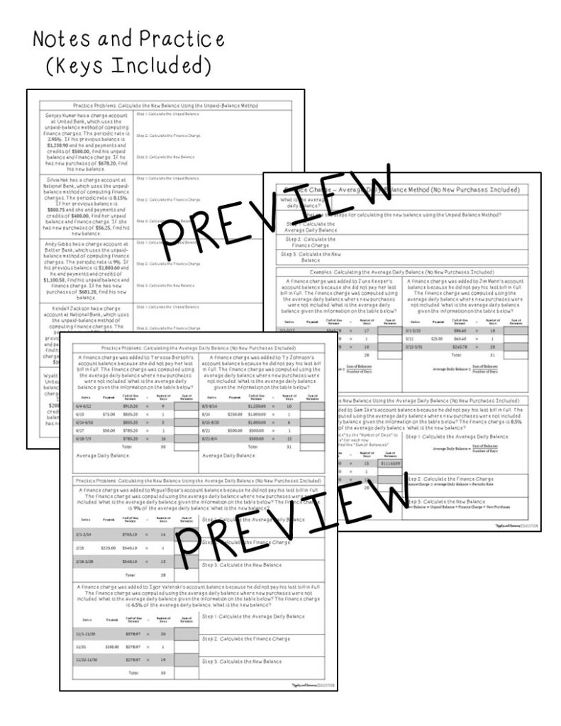 Consumer Math Bundle | Made By Teachers