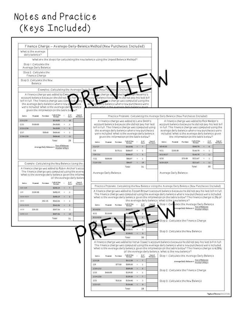 Consumer Math Bundle | Made By Teachers