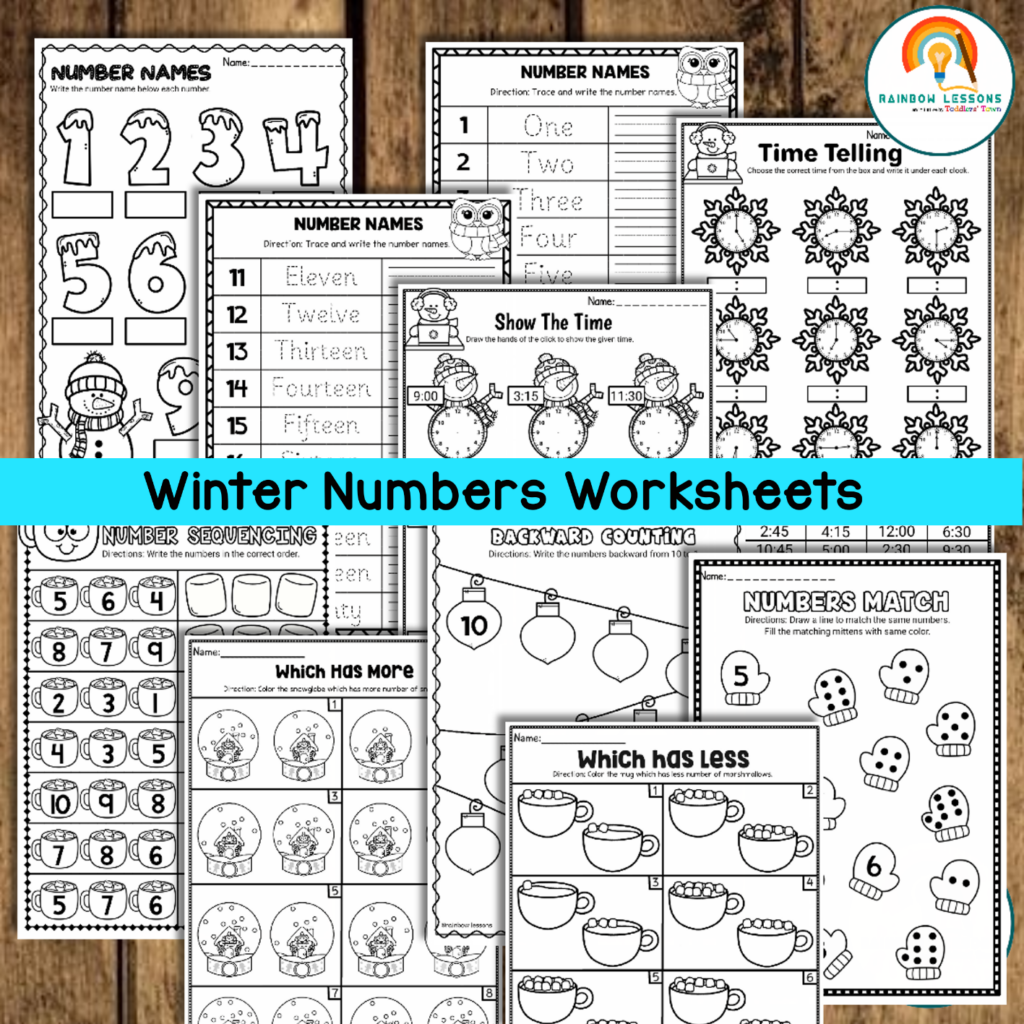 Winter Math Activities | Winter Math Worksheets | Kindergarten Math ...