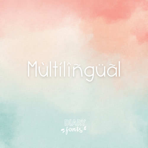 Font | Diary Bright Side - Diary Fonts, Commercial Use | Made By Teachers