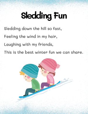 Winter Wonders. Poems for Kindergarten. A Collection of Fun ...