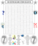 Seventh Grade Word Search PLUS Math Word Search (2 Puzzles) | Made By ...