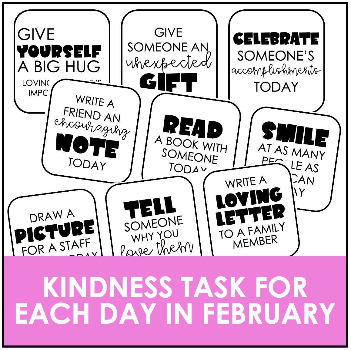 Valentine's Day Activities Kindness Challenge | Made By Teachers