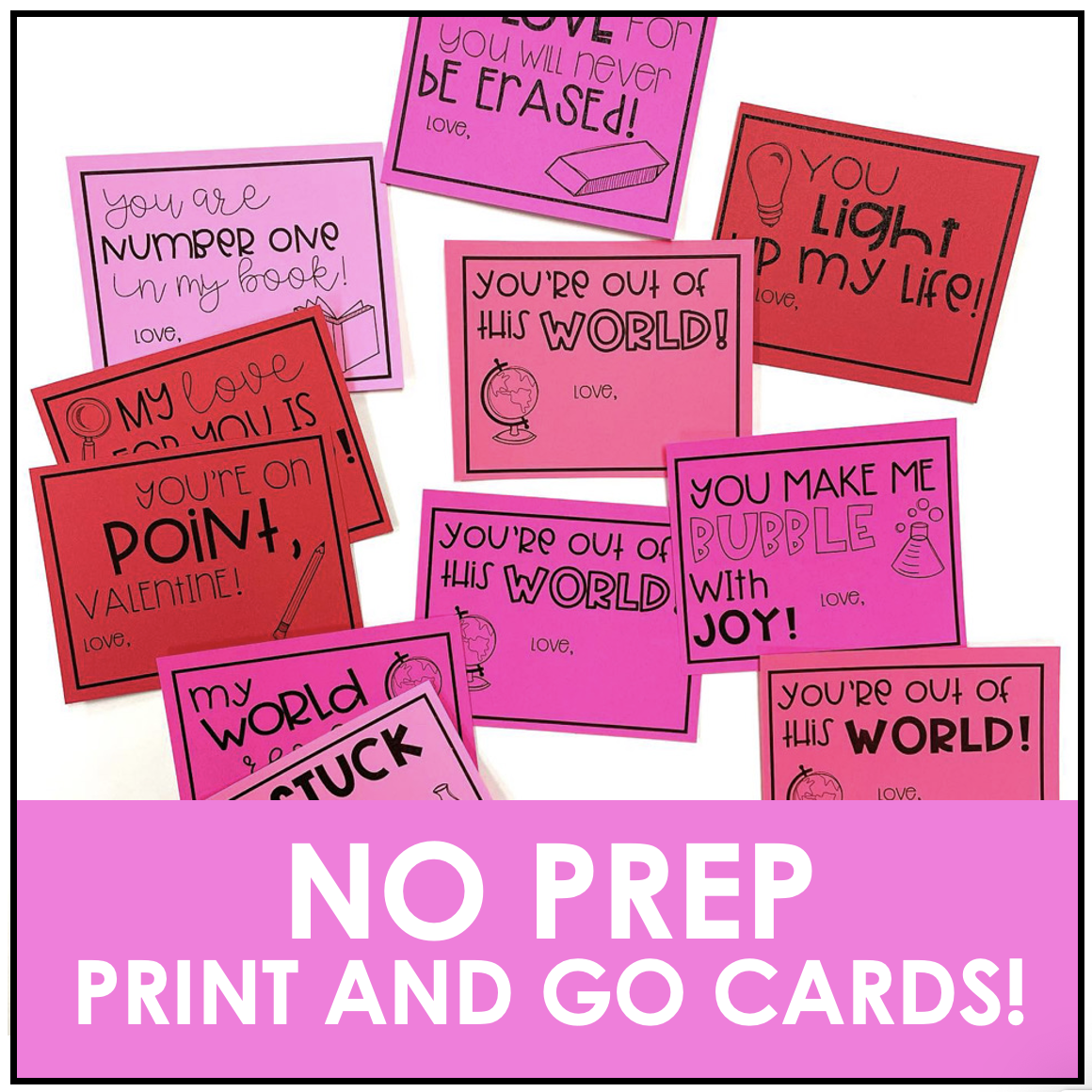 FREE Valentine's Day Cards for Students | Made By Teachers