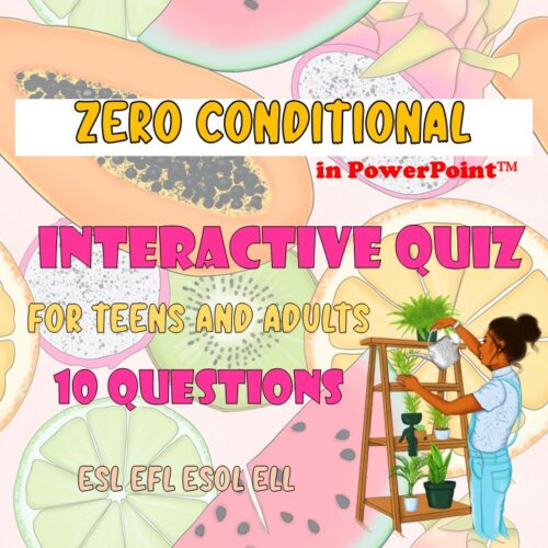 FIRST CONDITIONAL interactive game quiz test ESL grammar activity If ...